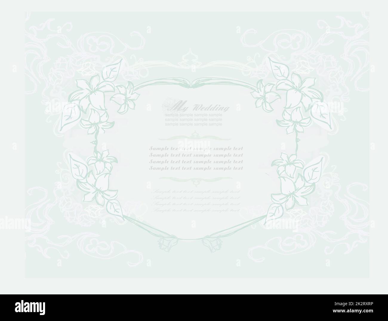 Decorative background invitation card hi-res stock photography and ...