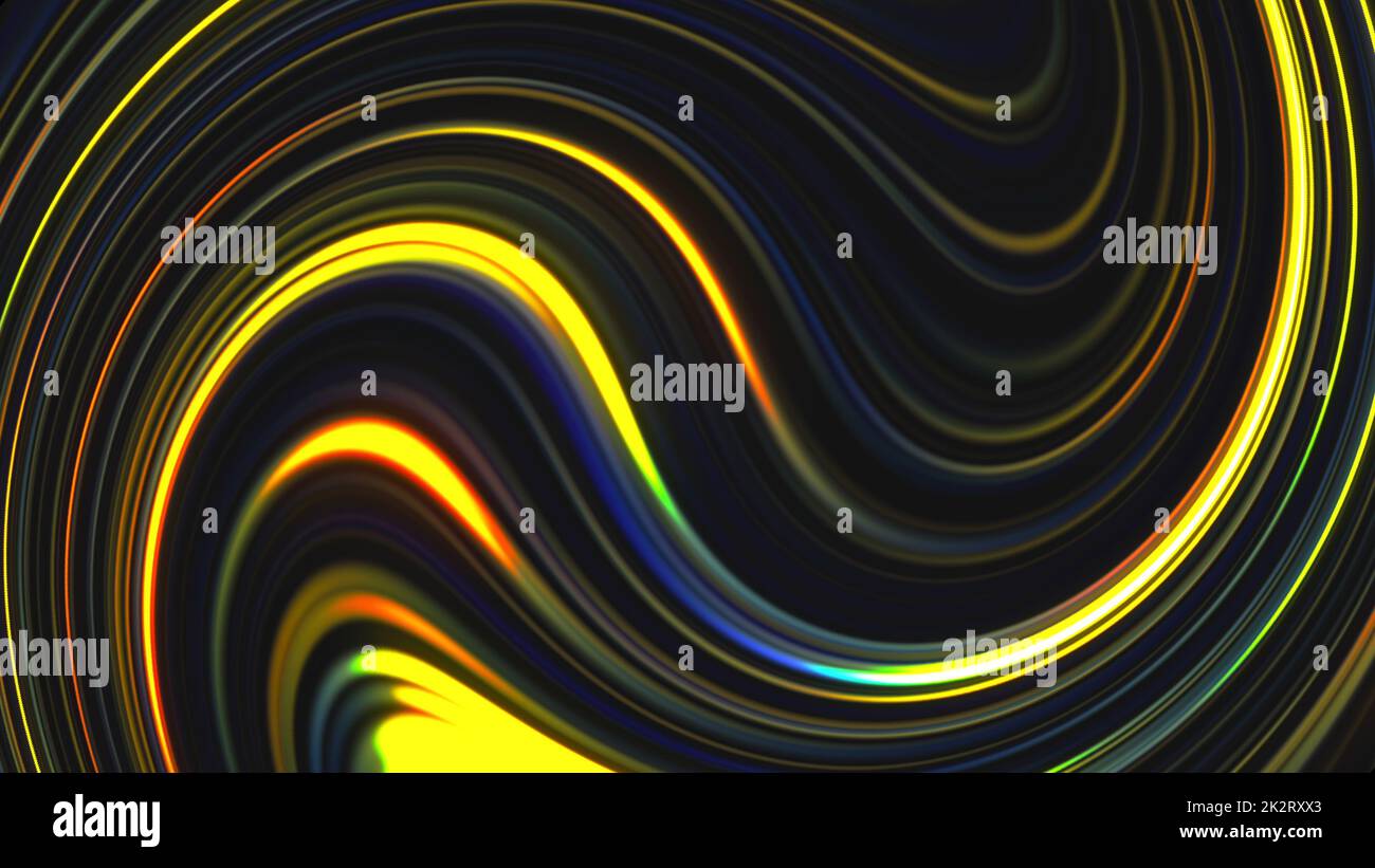 3d rendering curved lines hi-res stock photography and images - Alamy