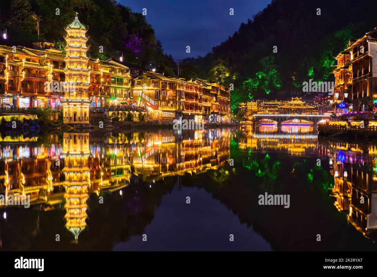 Feng Huang Ancient Town Phoenix Ancient Town , China Stock Photo - Alamy