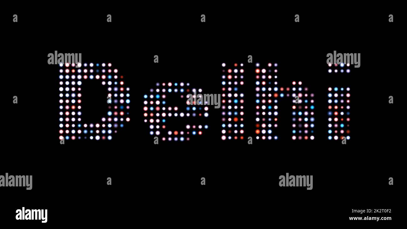 Delhi text hi-res stock photography and images - Alamy