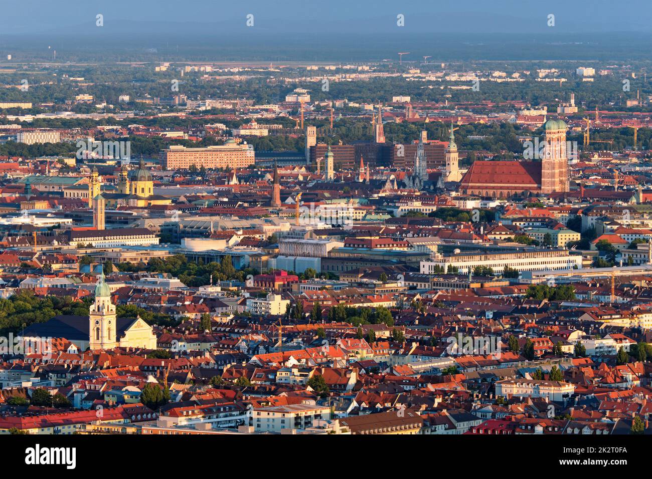 Munich sunset skyline hi-res stock photography and images - Alamy