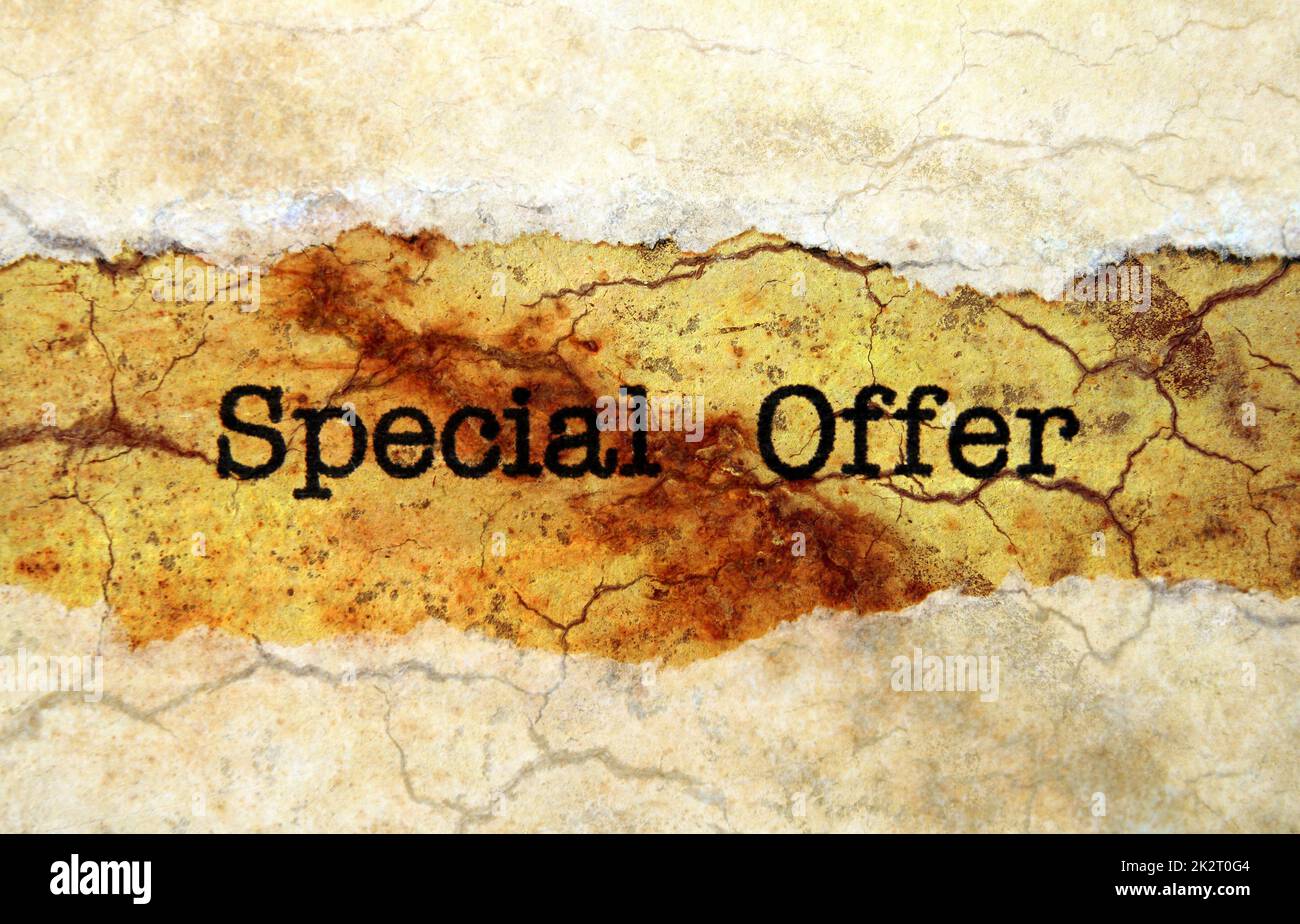 Notice special offer hi-res stock photography and images - Alamy