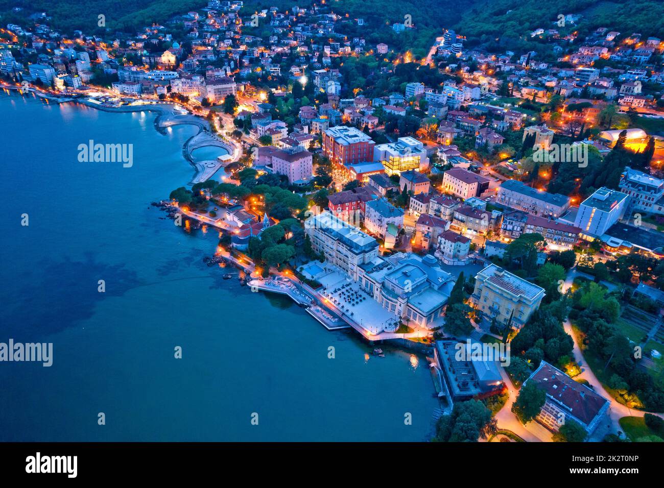 Aerial view town beach hi-res stock photography and images - Alamy