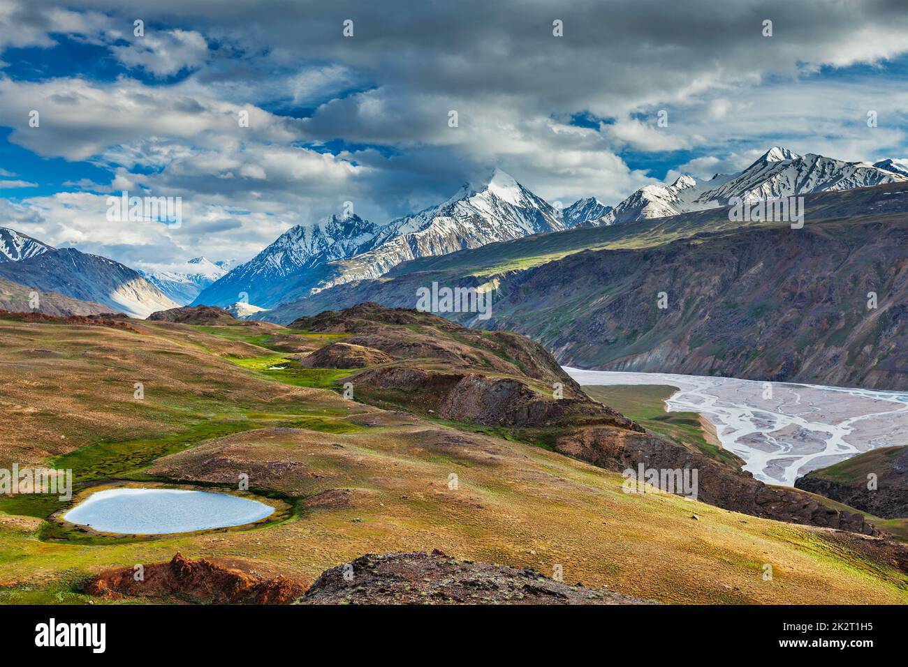 Himalayan landscape in Himalayas, India Stock Photo - Alamy