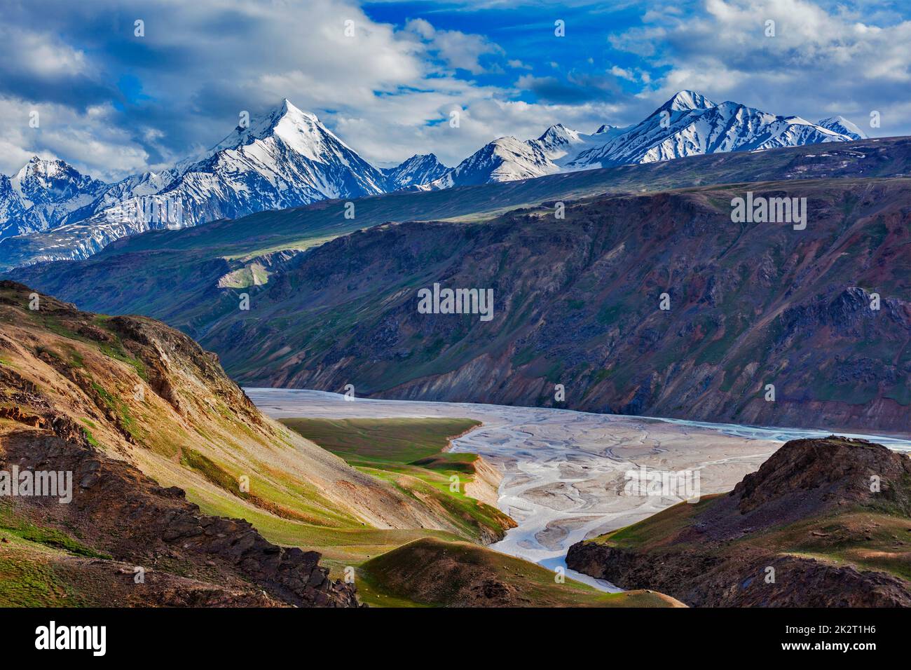 Himalayan landscape in Himalayas, India Stock Photo - Alamy