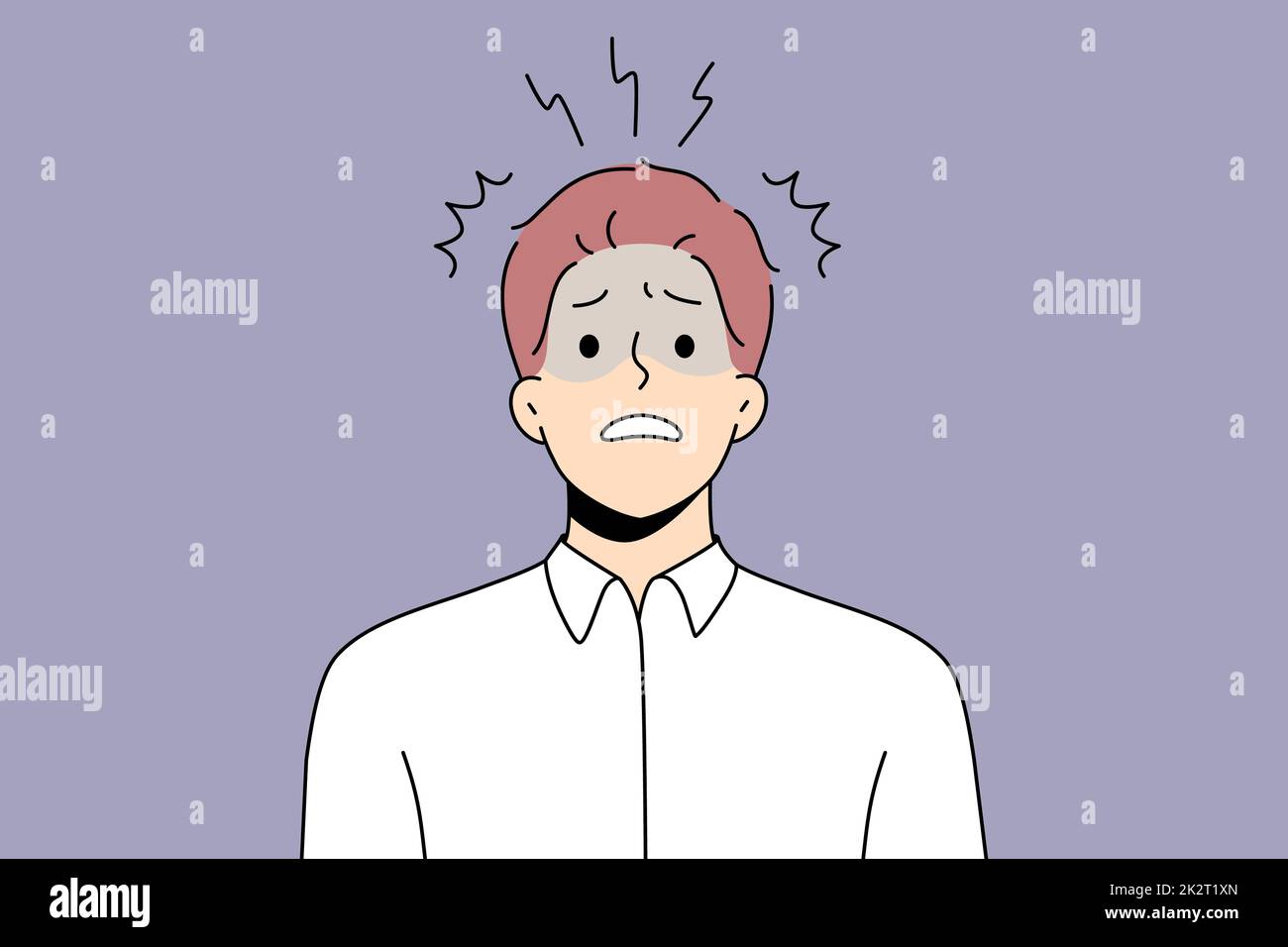 Frustrated man drawing hi-res stock photography and images - Alamy
