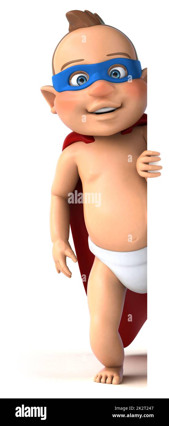 Superhero cartoon kid Cut Out Stock Images & Pictures - Alamy