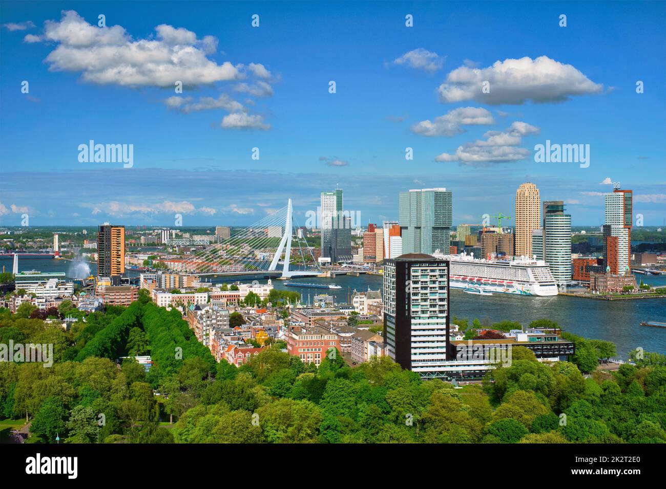 Rotterdam harbour aerial hi-res stock photography and images - Alamy