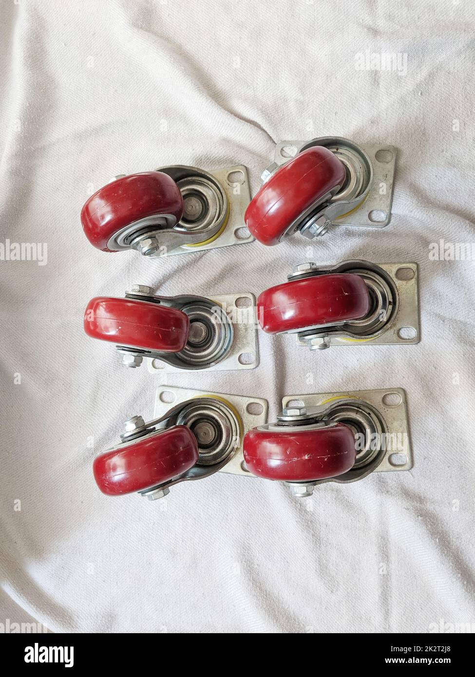 diy casters or wheel Stock Photo - Alamy