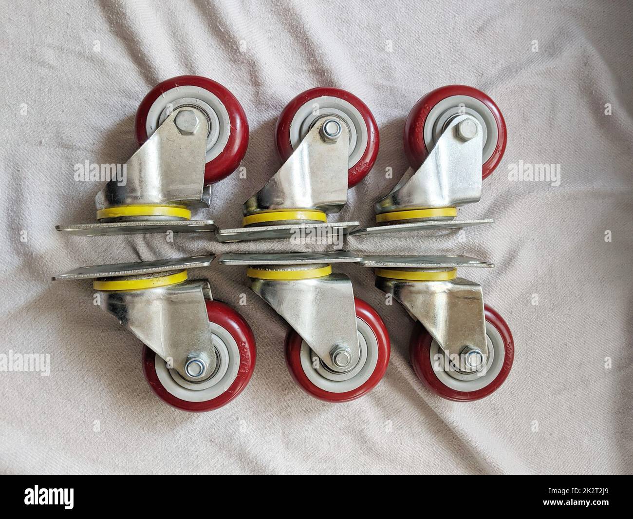 diy casters or wheel Stock Photo - Alamy