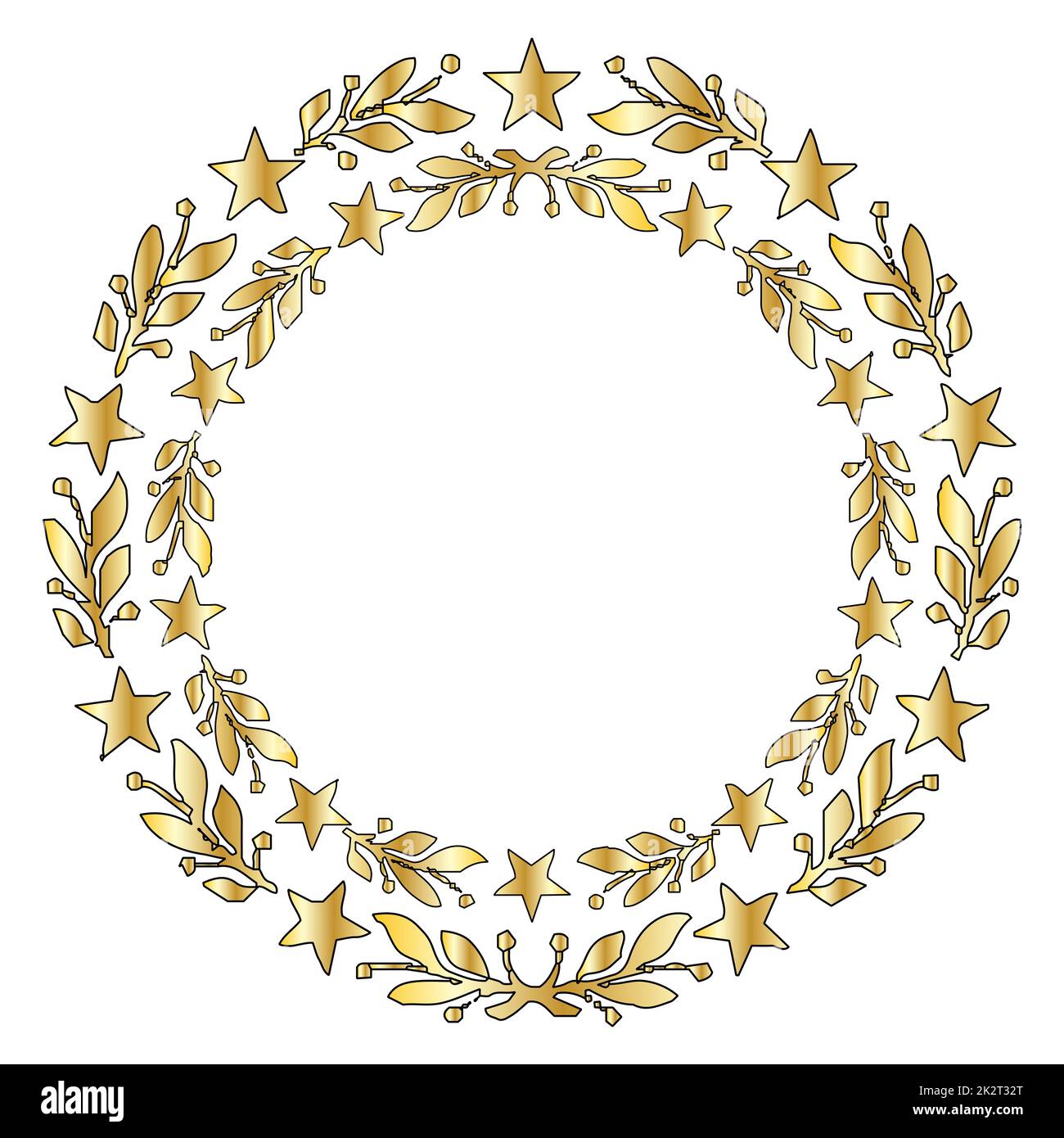 Stars circle border Cut Out Stock Images & Pictures - Alamy