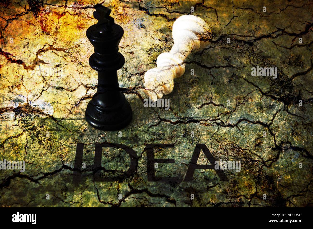 Chess and idea concept Stock Photo - Alamy