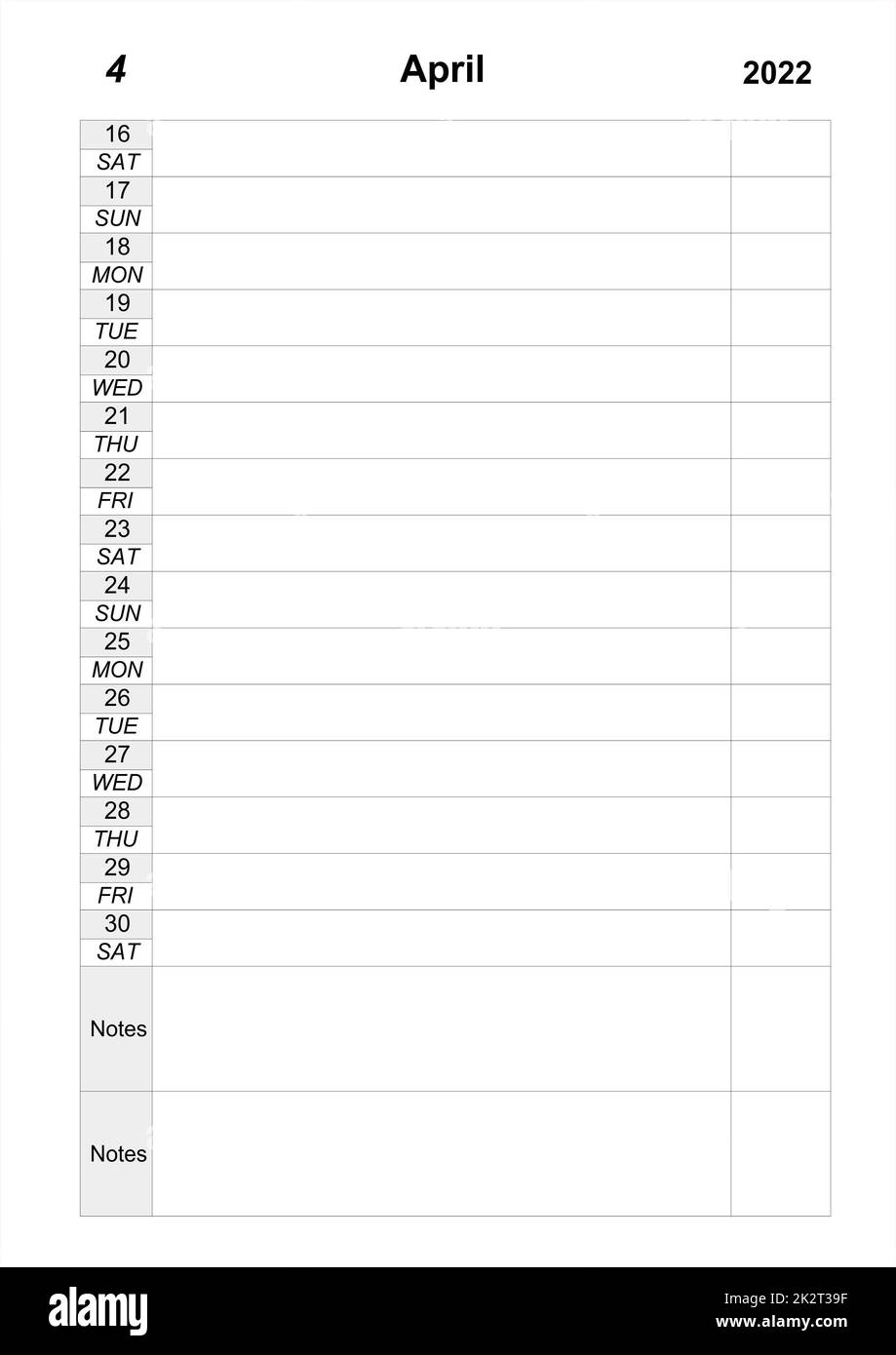 April May June 2022 Calendar