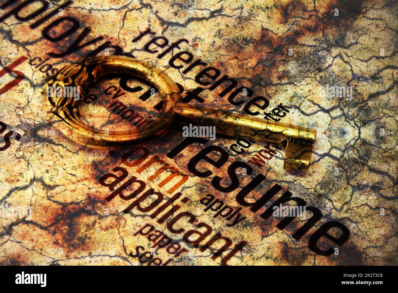 Resume and key concept Stock Photo - Alamy