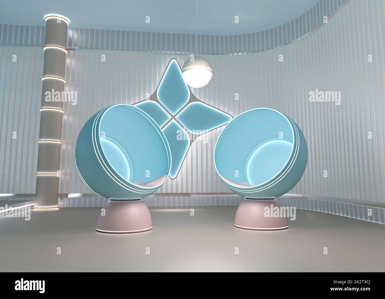 3d rendering futuristic design home hi-res stock photography and images ...