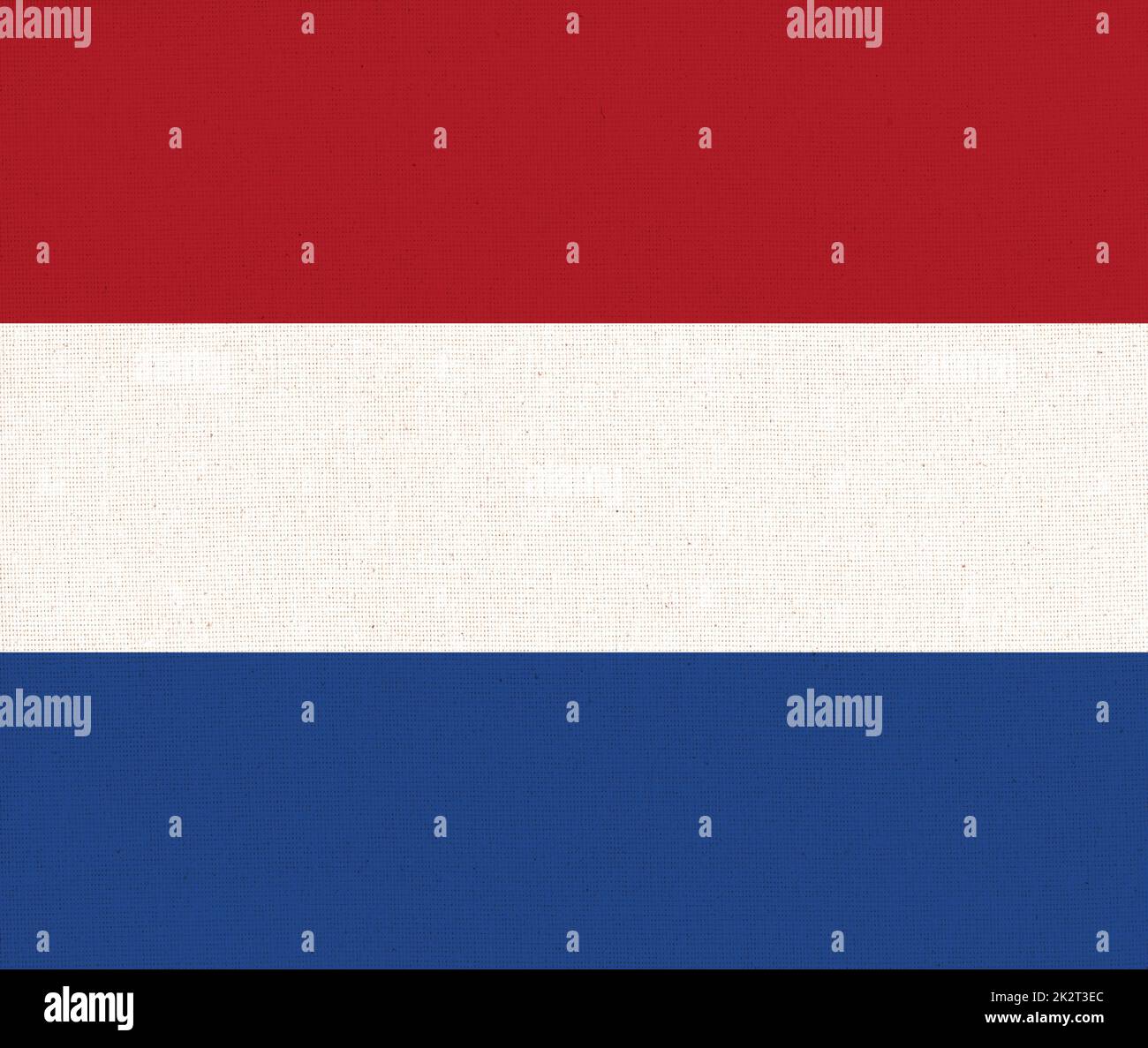 Flag of Netherlands. Holland state symbol. flag on fabric surface Stock ...