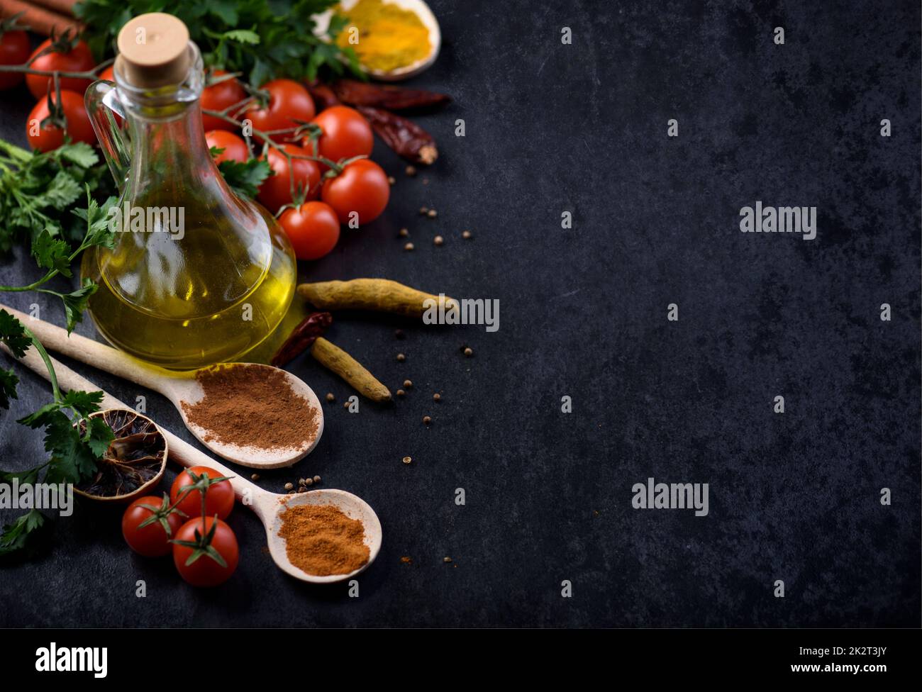 Food with spices hi-res stock photography and images - Alamy