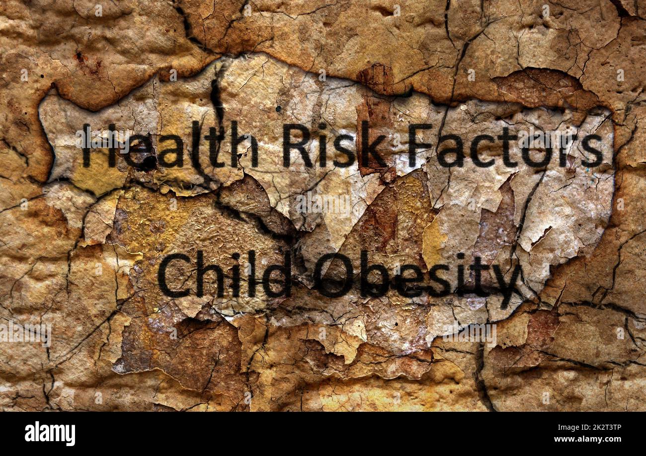 Health risk factors - child obesity Stock Photo - Alamy