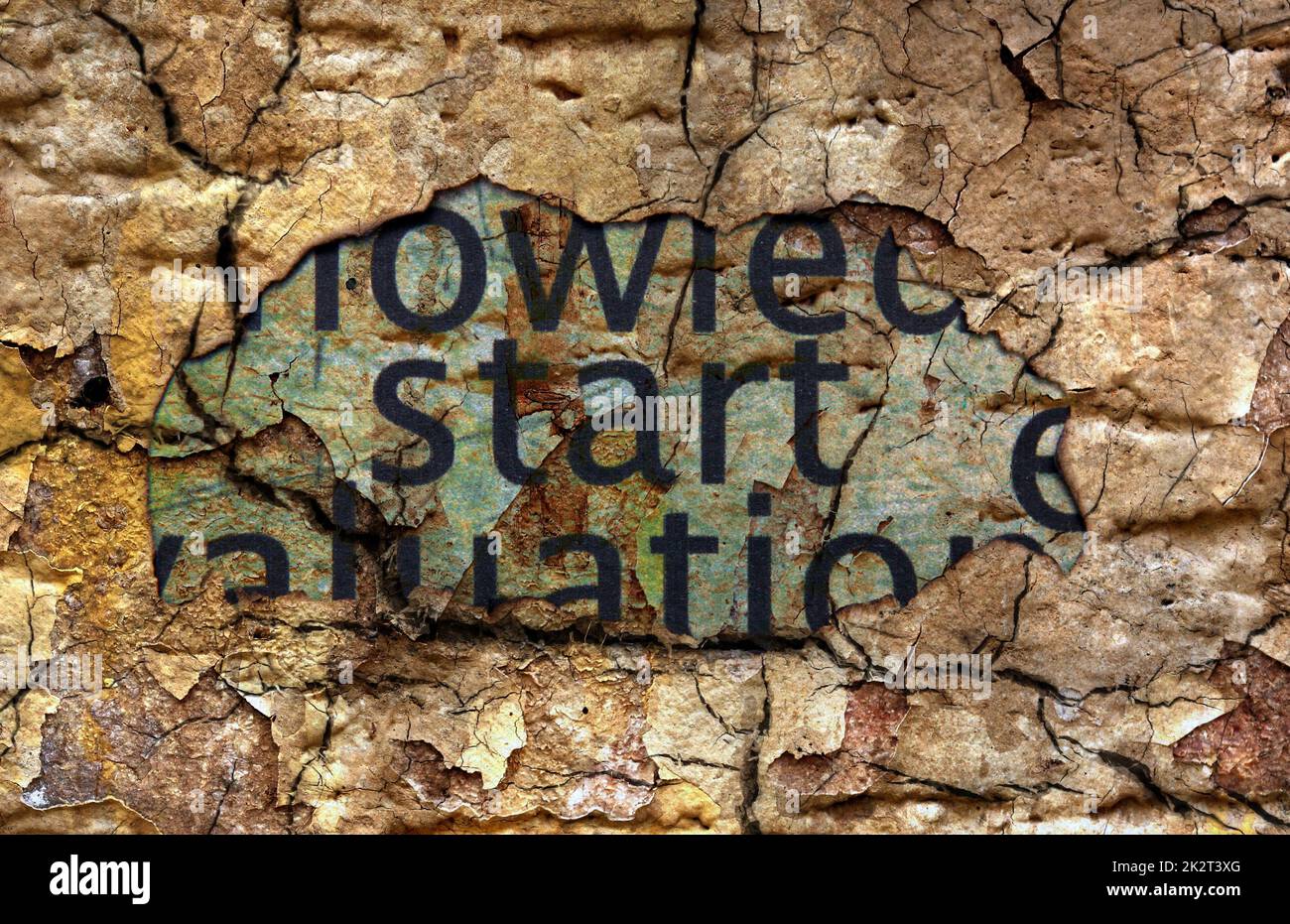 Start text on vintage hi-res stock photography and images - Alamy