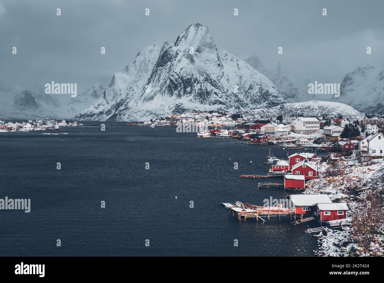 Reine norway winter town hi-res stock photography and images - Alamy