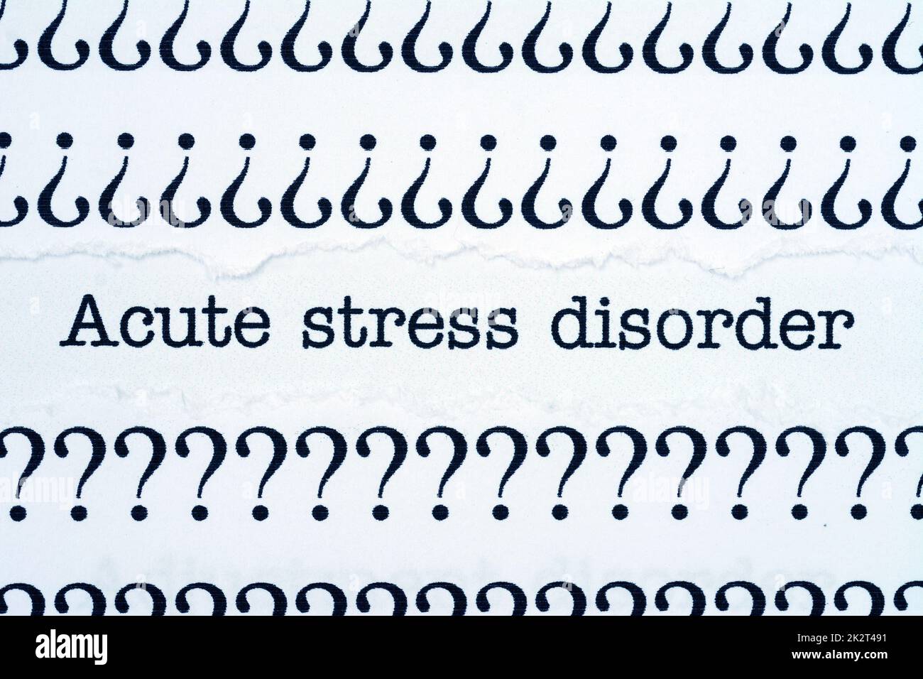 Acute stress disorder Stock Photo - Alamy