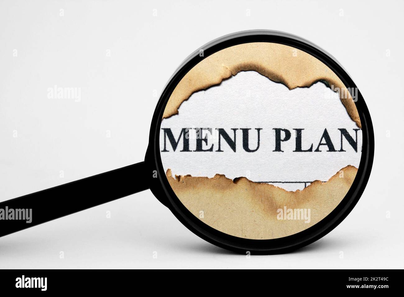 Menu planning hi-res stock photography and images - Alamy