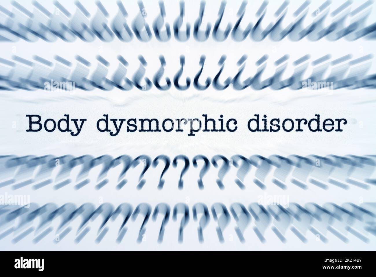 Body dysmorphic disorder Stock Photo - Alamy