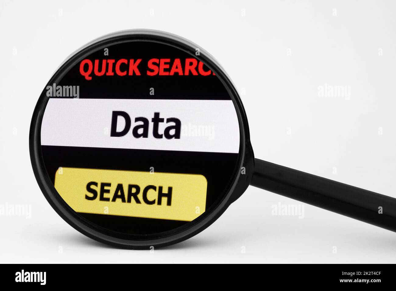Search for data Stock Photo - Alamy