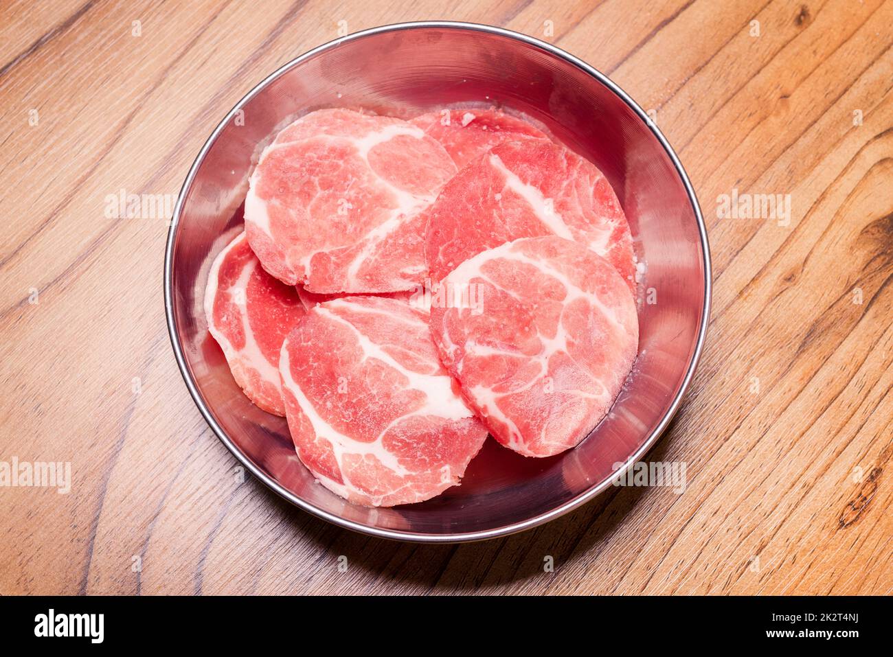 Korean traditional style fresh pork beef belly BBQ Stock Photo - Alamy