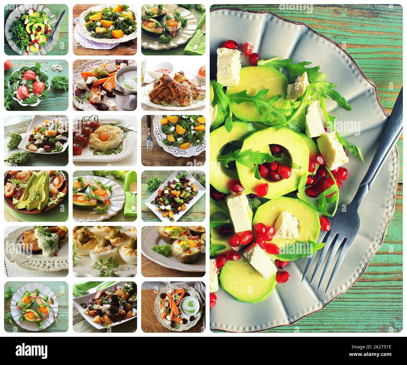 Collage of fitness food. Healthy breakfast set. Vegetarian nutritious ...