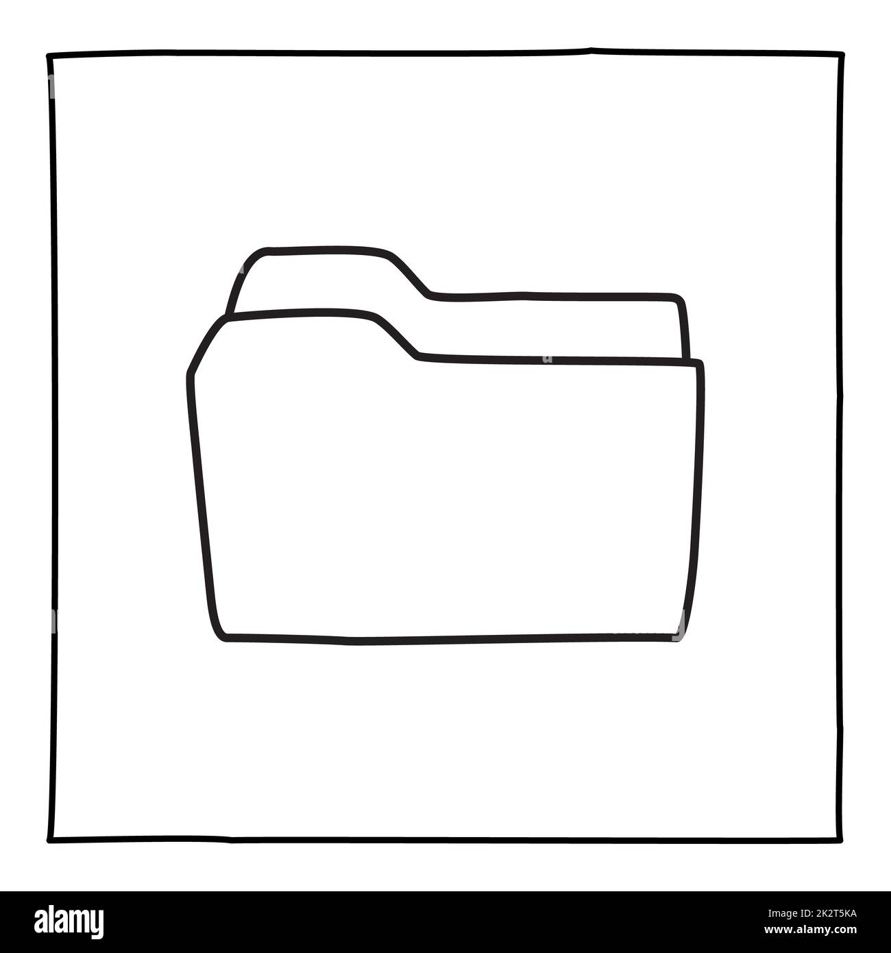 Hand pictogram black empty Cut Out Stock Images & Pictures - Alamy