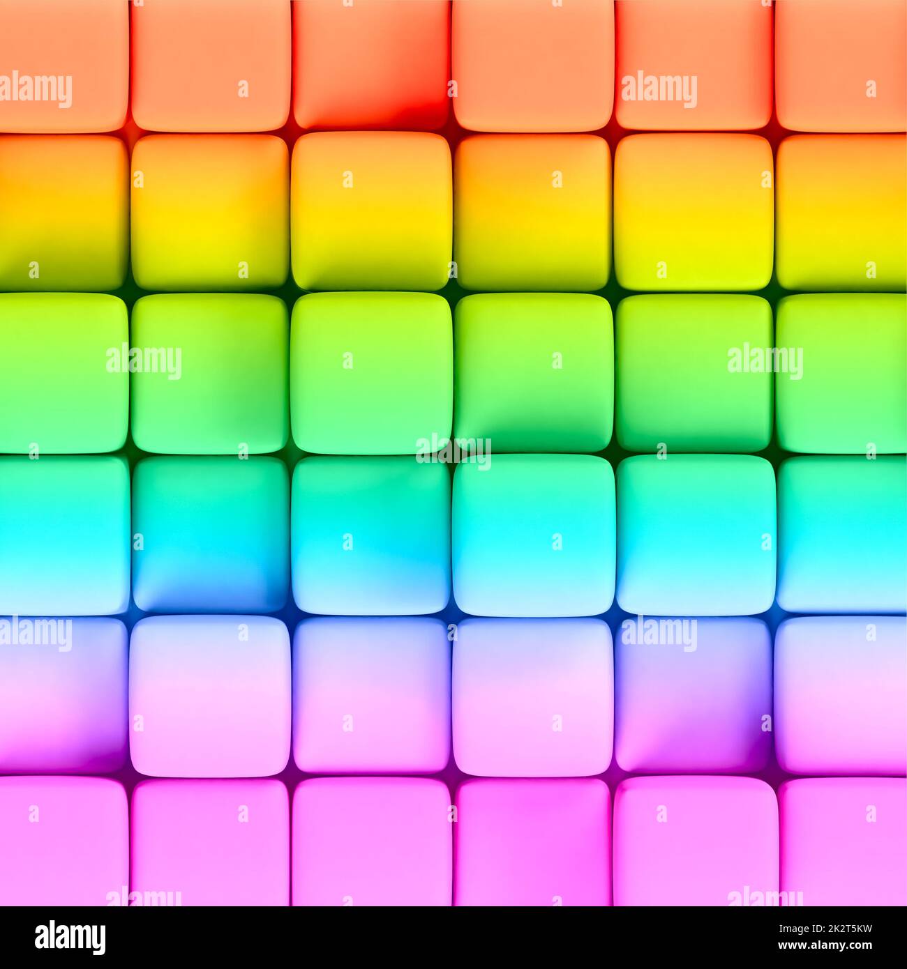 Abstract rainbow background with colorful cubes Stock Photo - Alamy