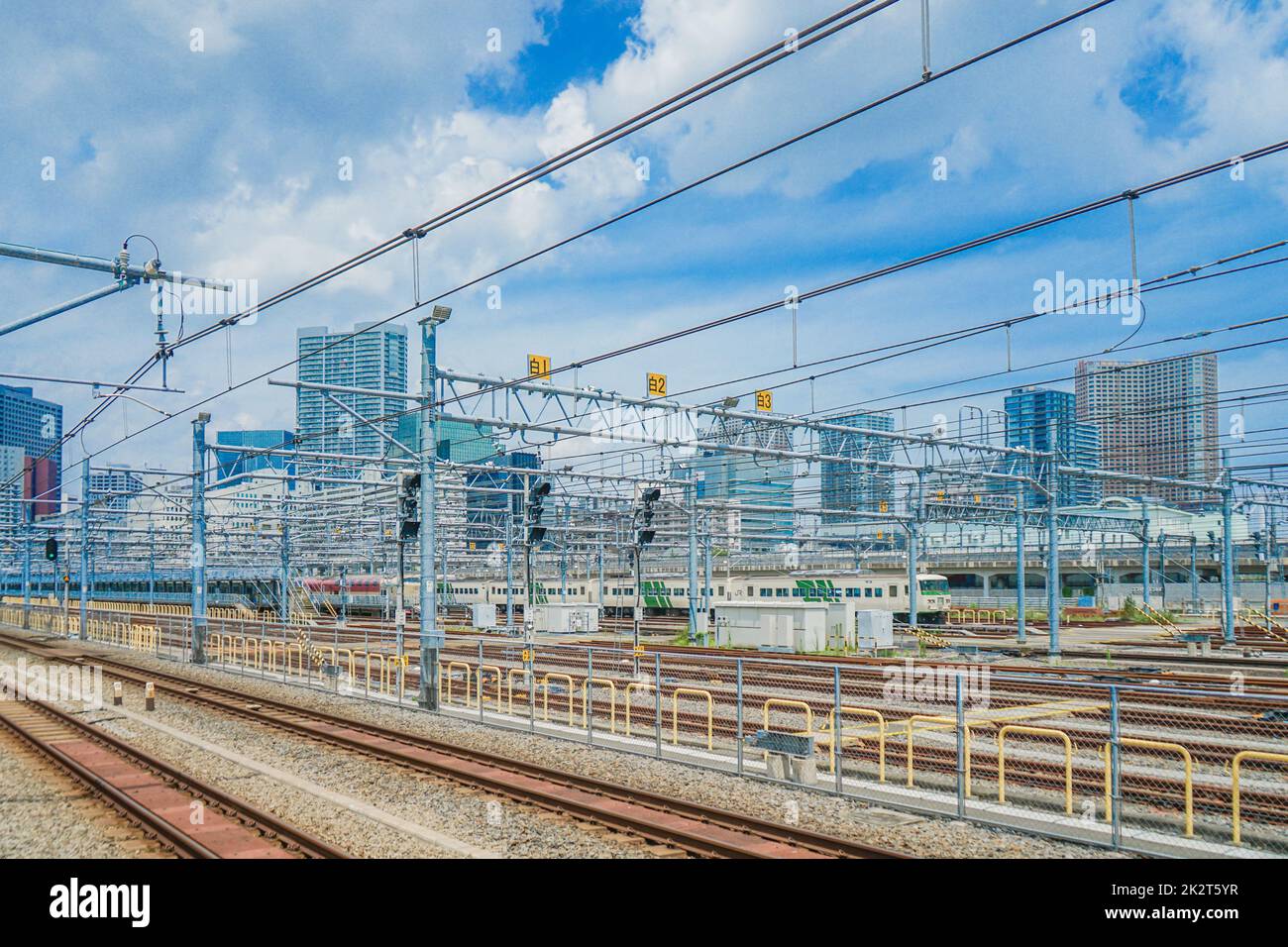 Image of Takawa Gateway Station Platform Stock Photo - Alamy