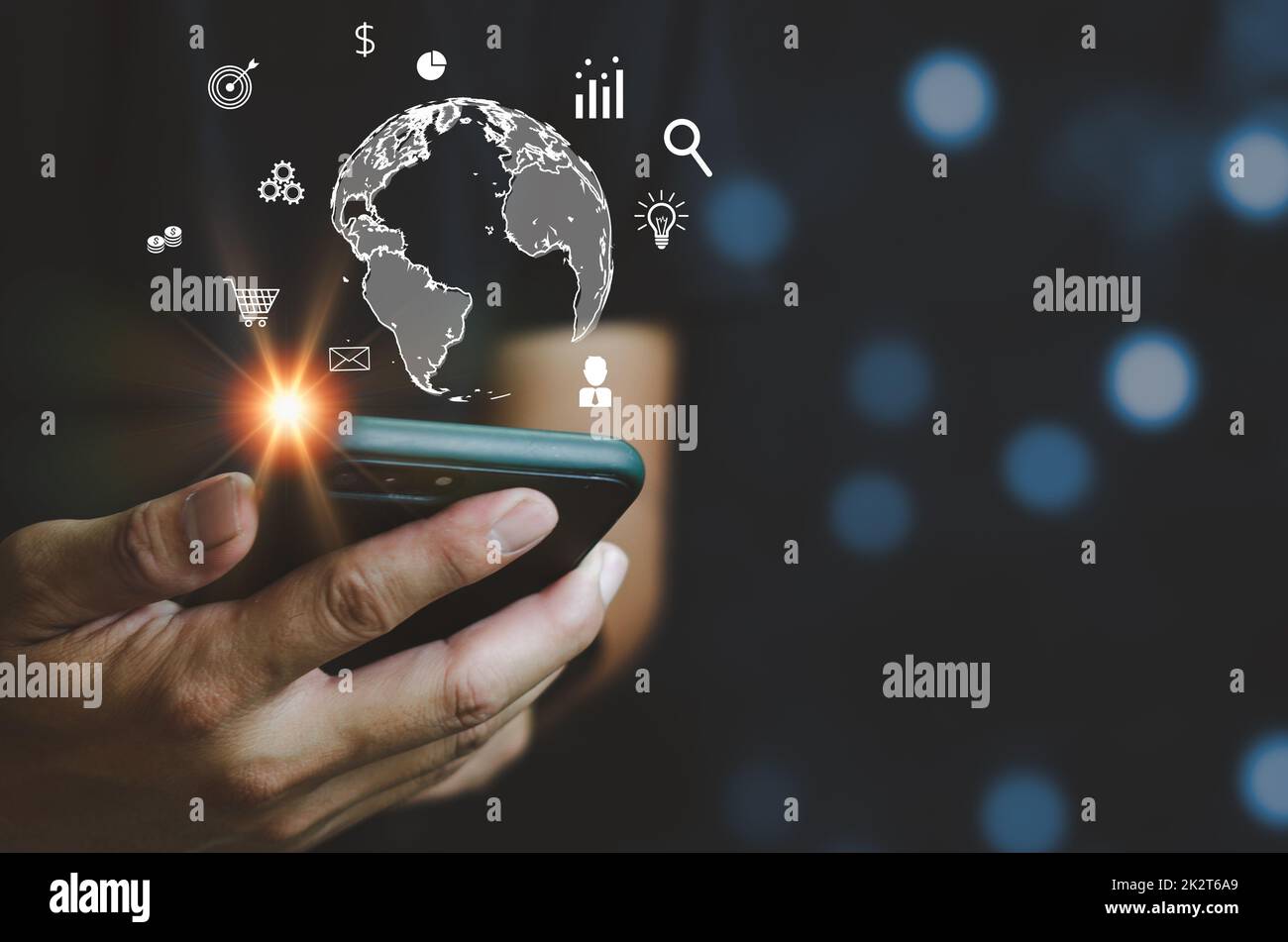 Global big data hi-res stock photography and images - Alamy