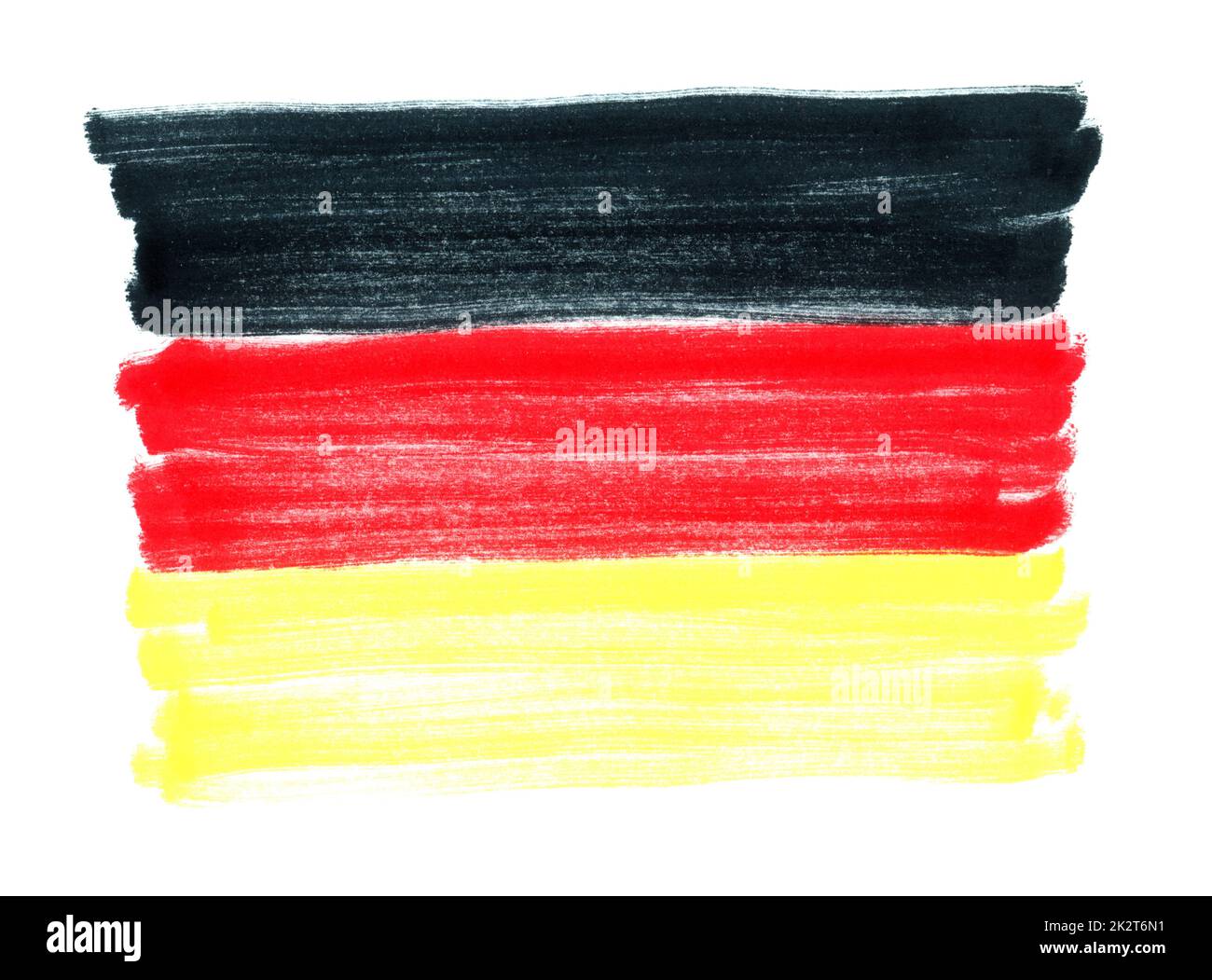 Hand drawn German flag Stock Photo - Alamy