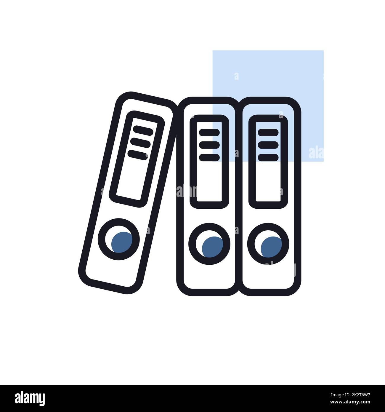 Outline folder icon vector hi-res stock photography and images - Alamy