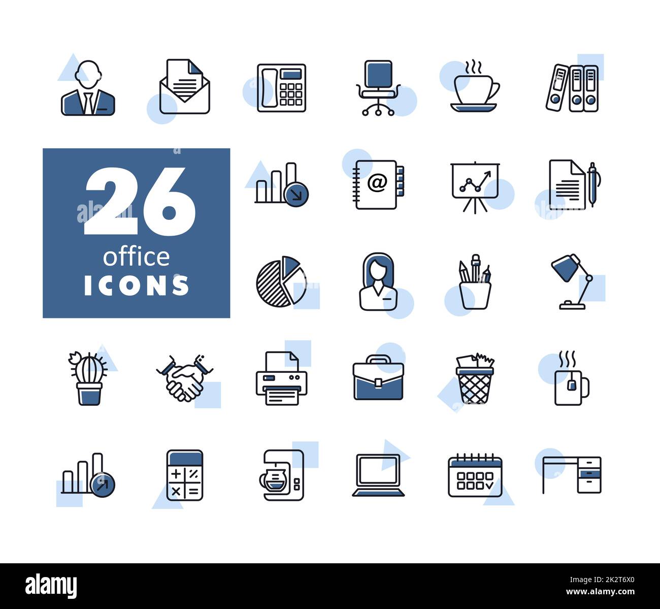 Office outline icon. Office sign Stock Photo - Alamy