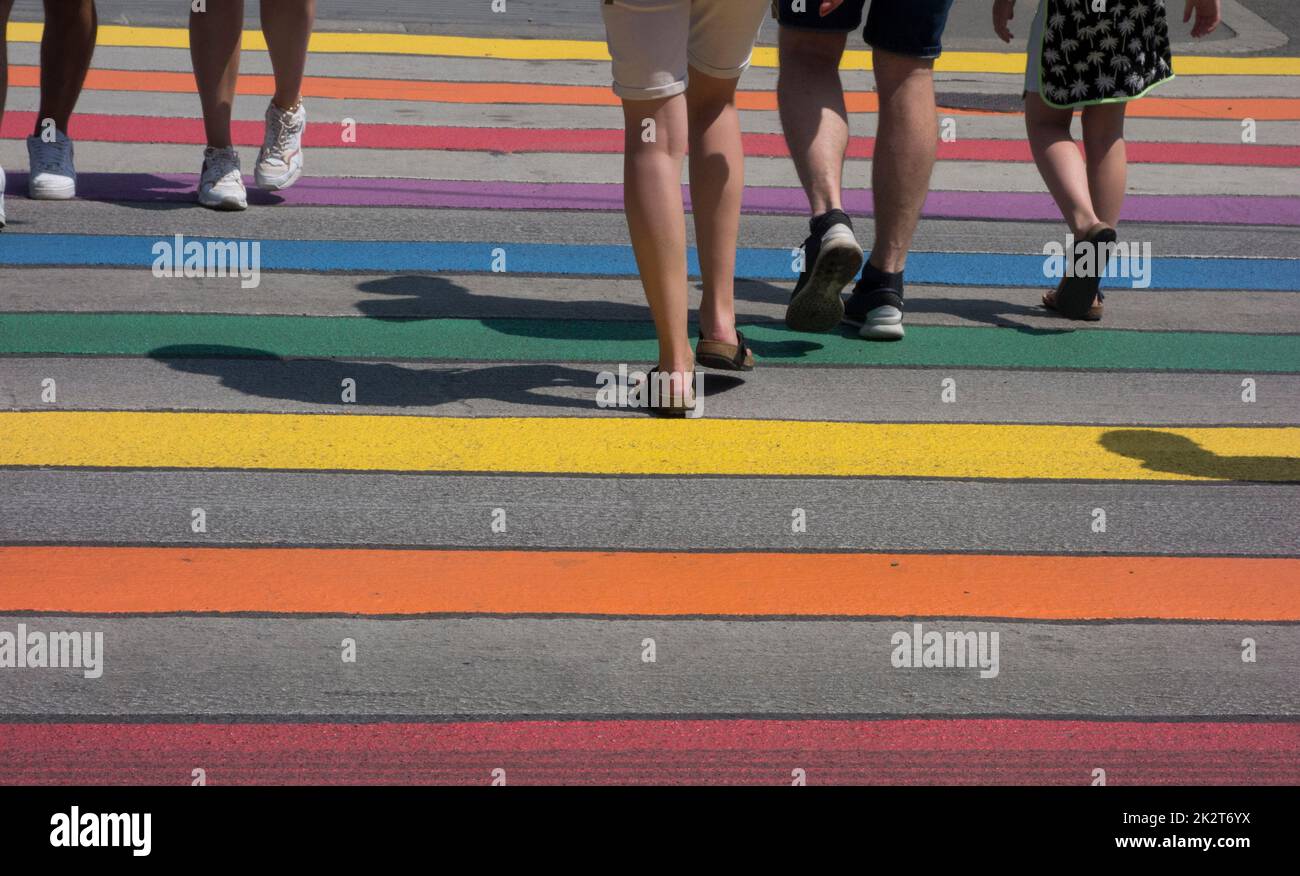 Crosswalk system hi-res stock photography and images - Alamy