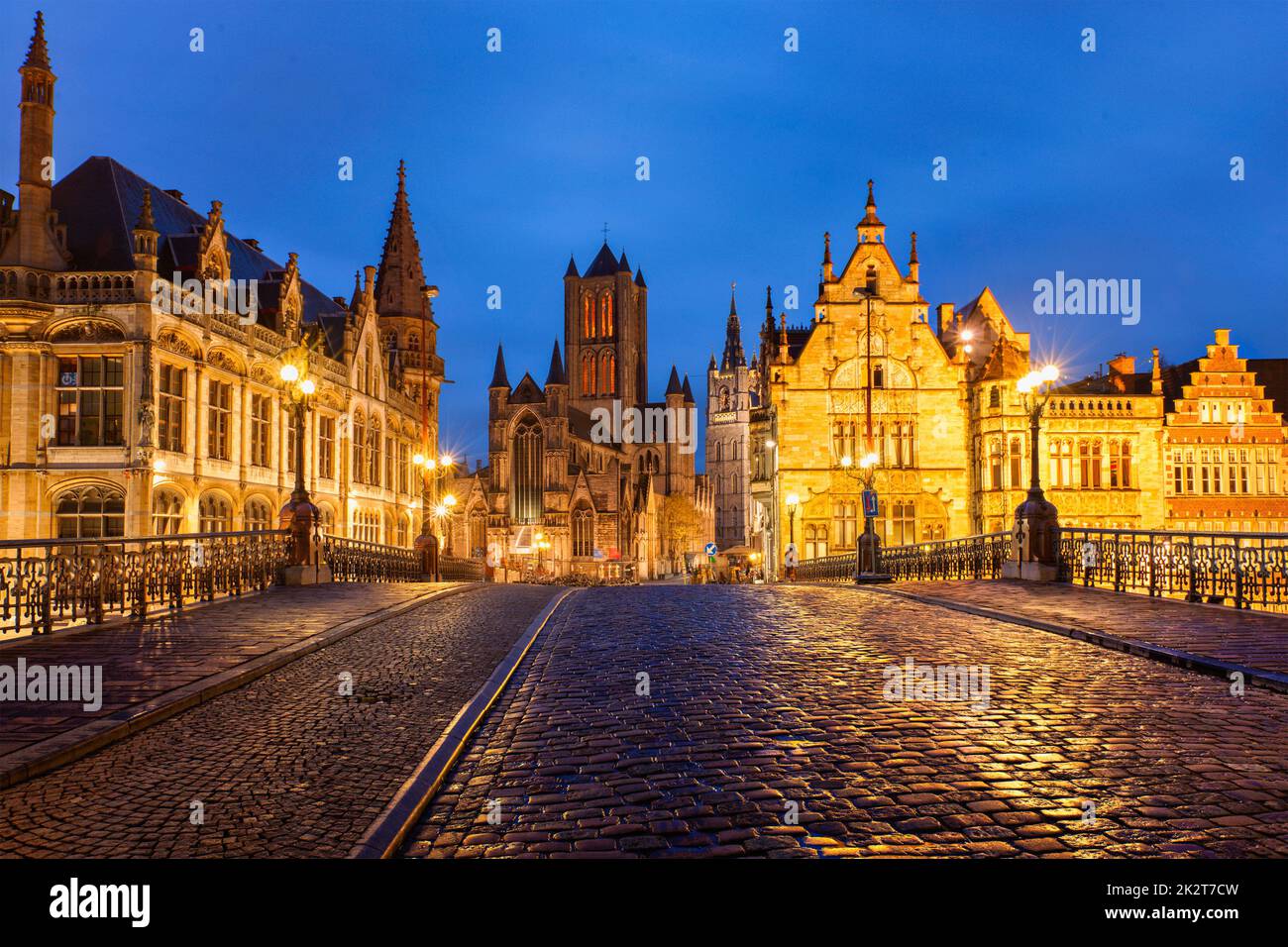Saint Nicholas' Church, Ghent Stock Photo - Alamy