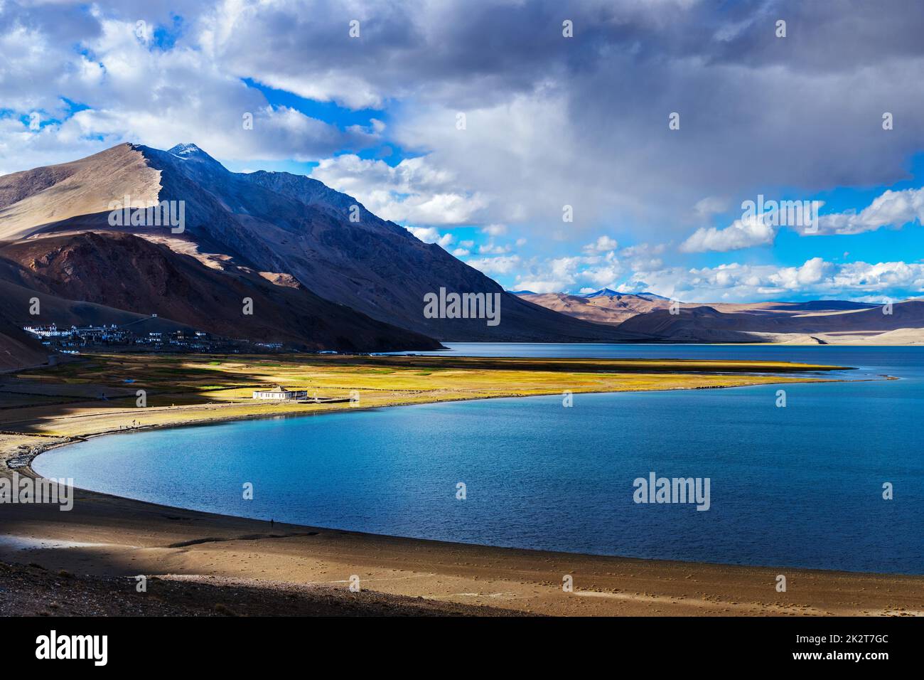 Tso Moriri on sunset, Ladakh Stock Photo - Alamy