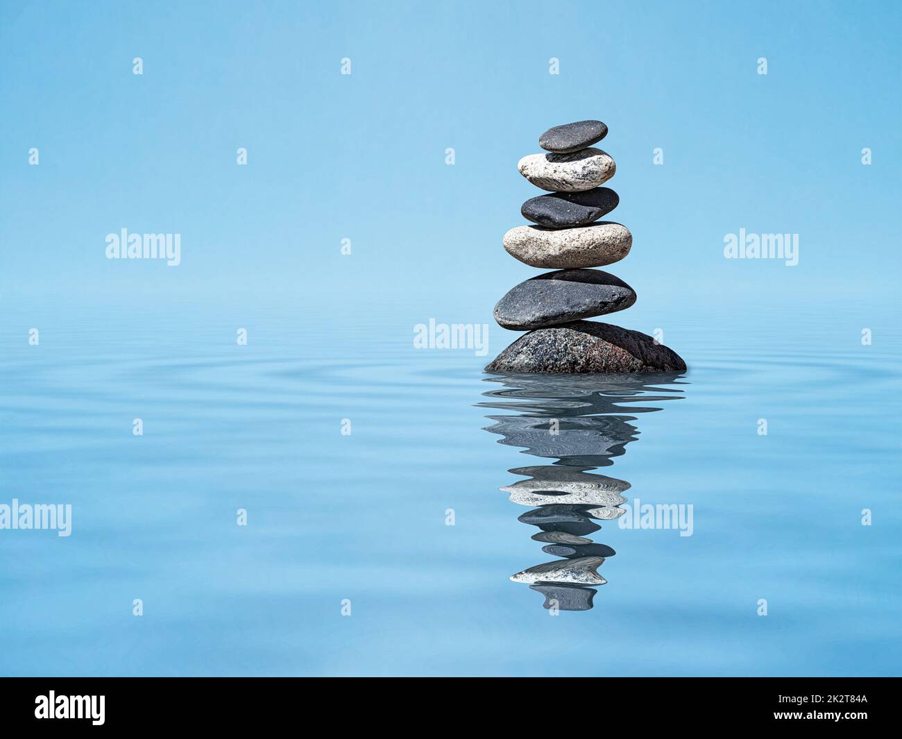 Zen balanced stones stack Stock Photo - Alamy