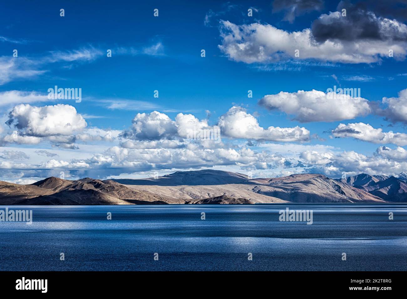 Lake Tso Moriri in Himalayas. Ladakh, India Stock Photo - Alamy