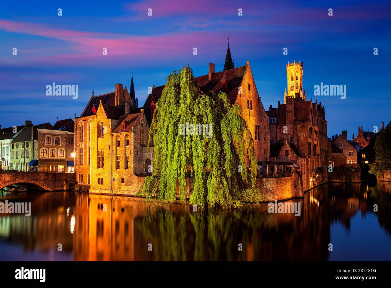 Famous view of Bruges, Belgium Stock Photo - Alamy
