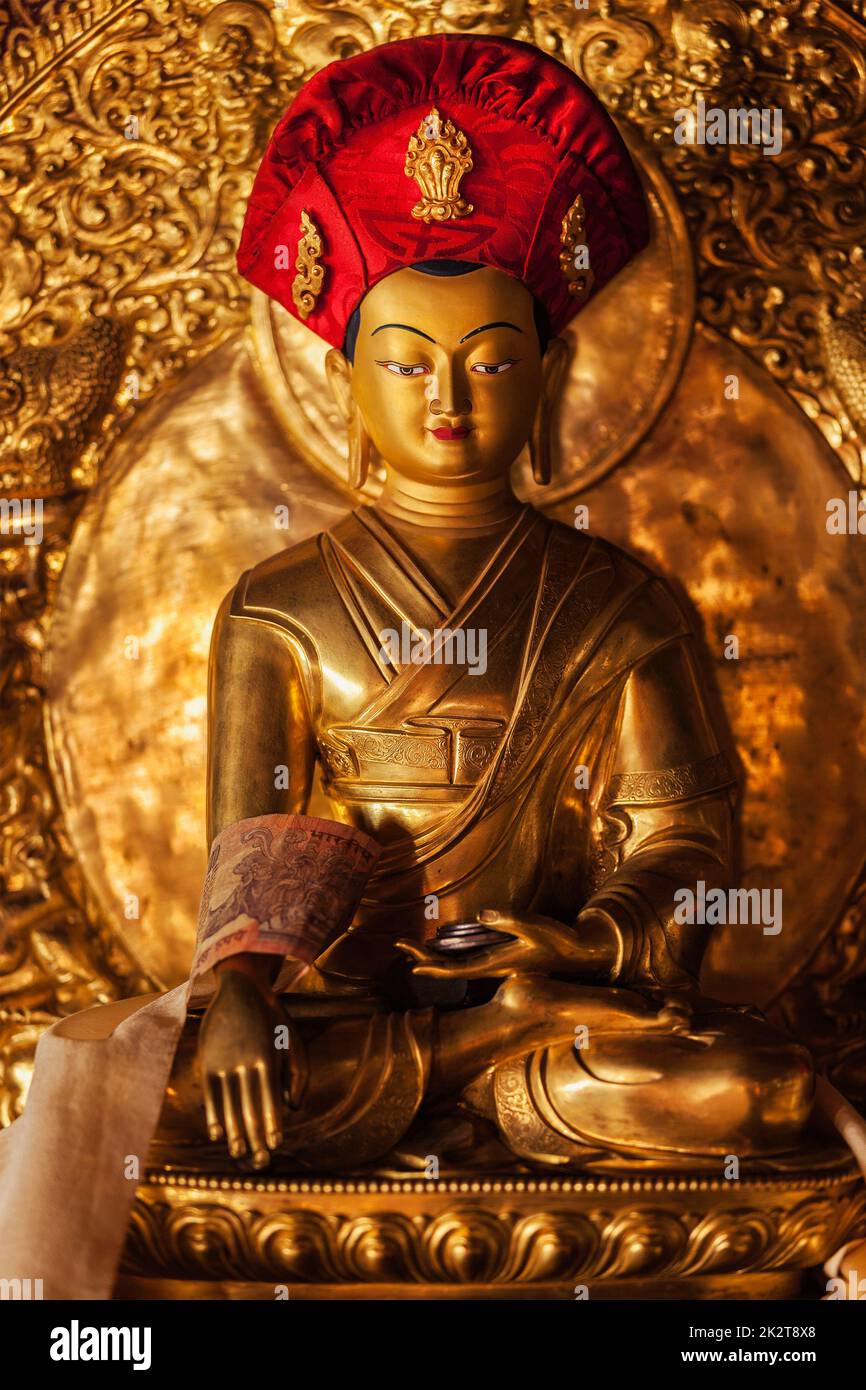 Buddha statue in Lamayuru monastery, Ladakh, India Stock Photo - Alamy