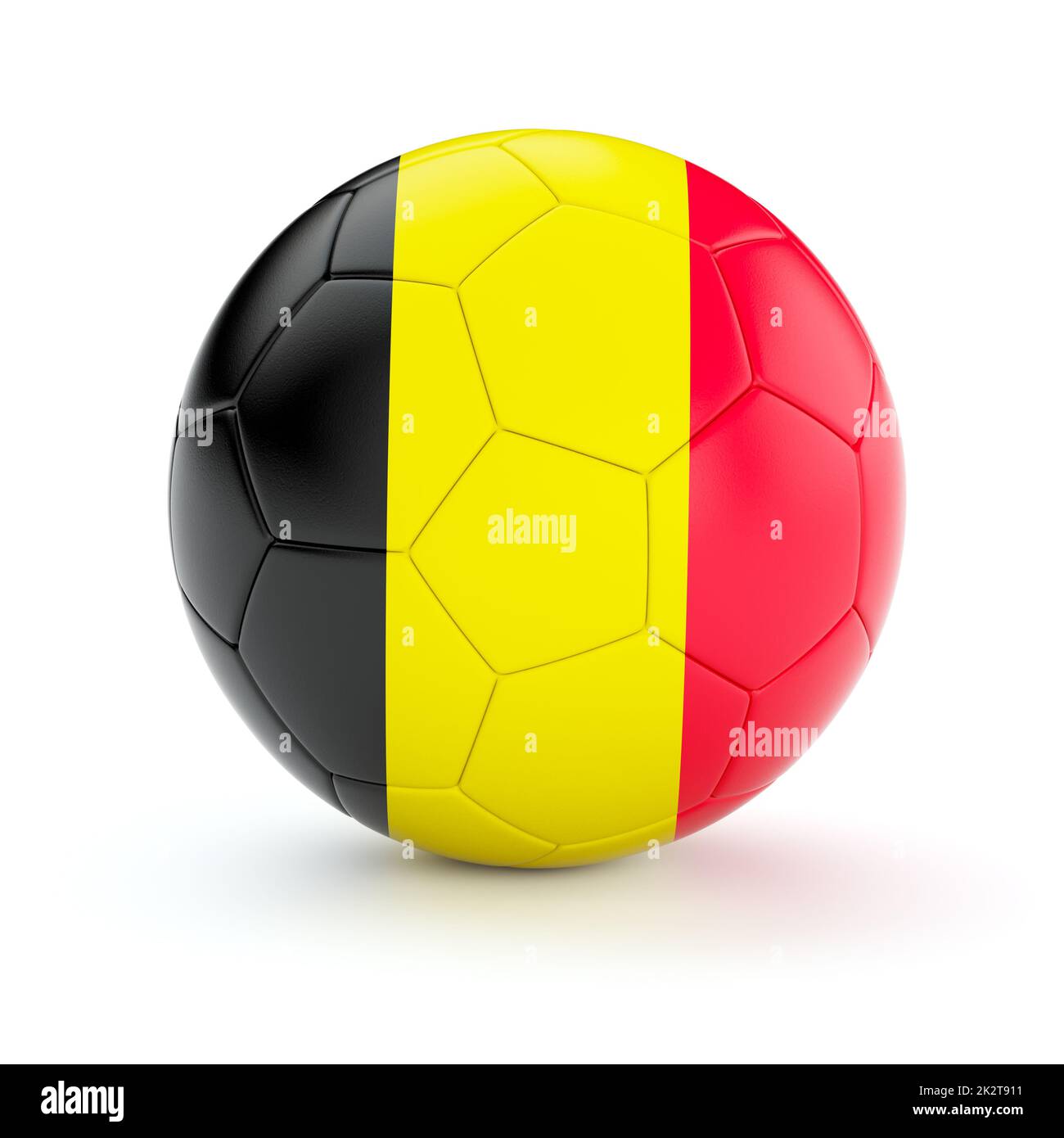 Soccer football ball with Belgium flag Stock Photo - Alamy