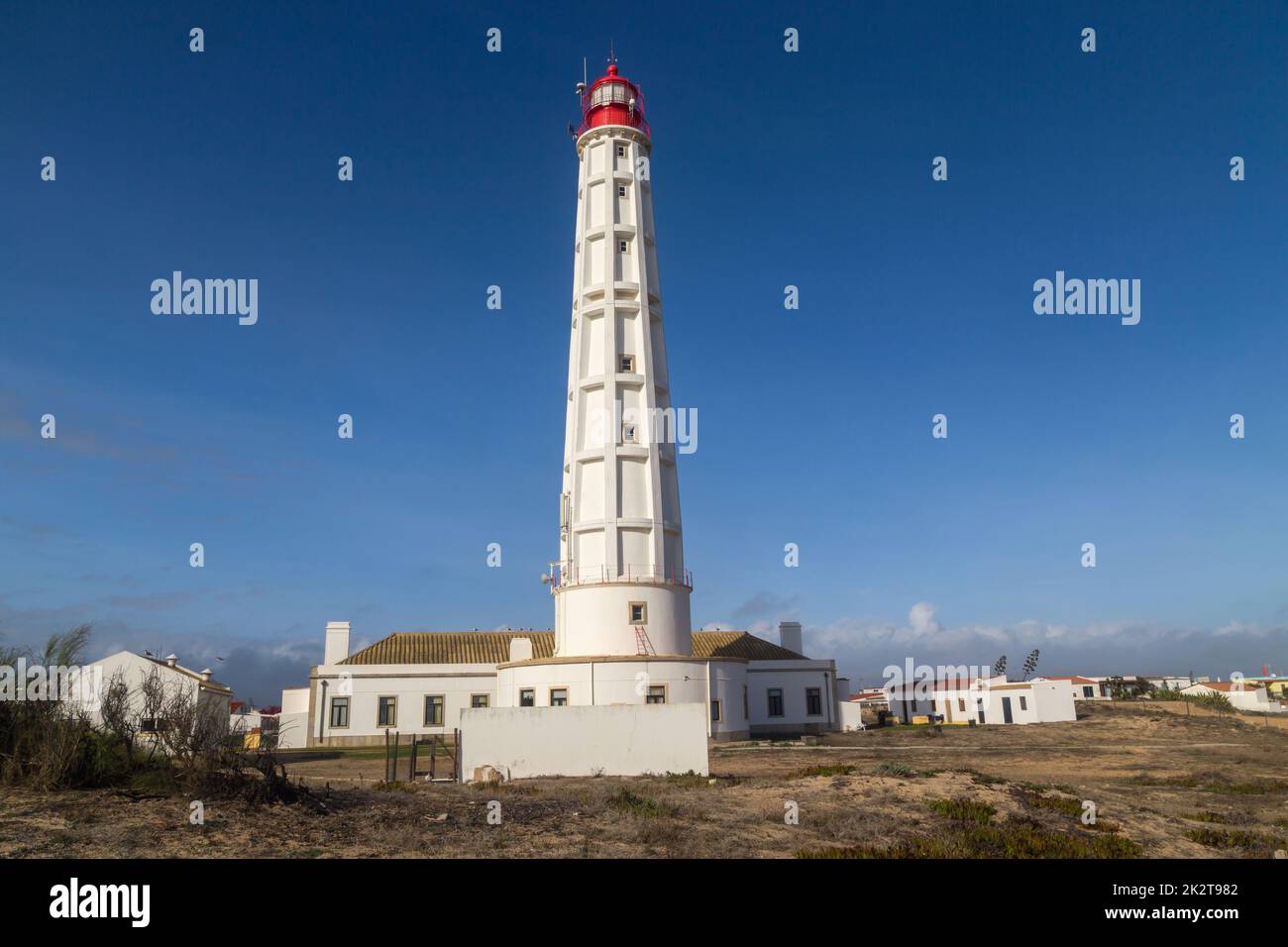 Lighthouse in Farol island Stock Photo - Alamy