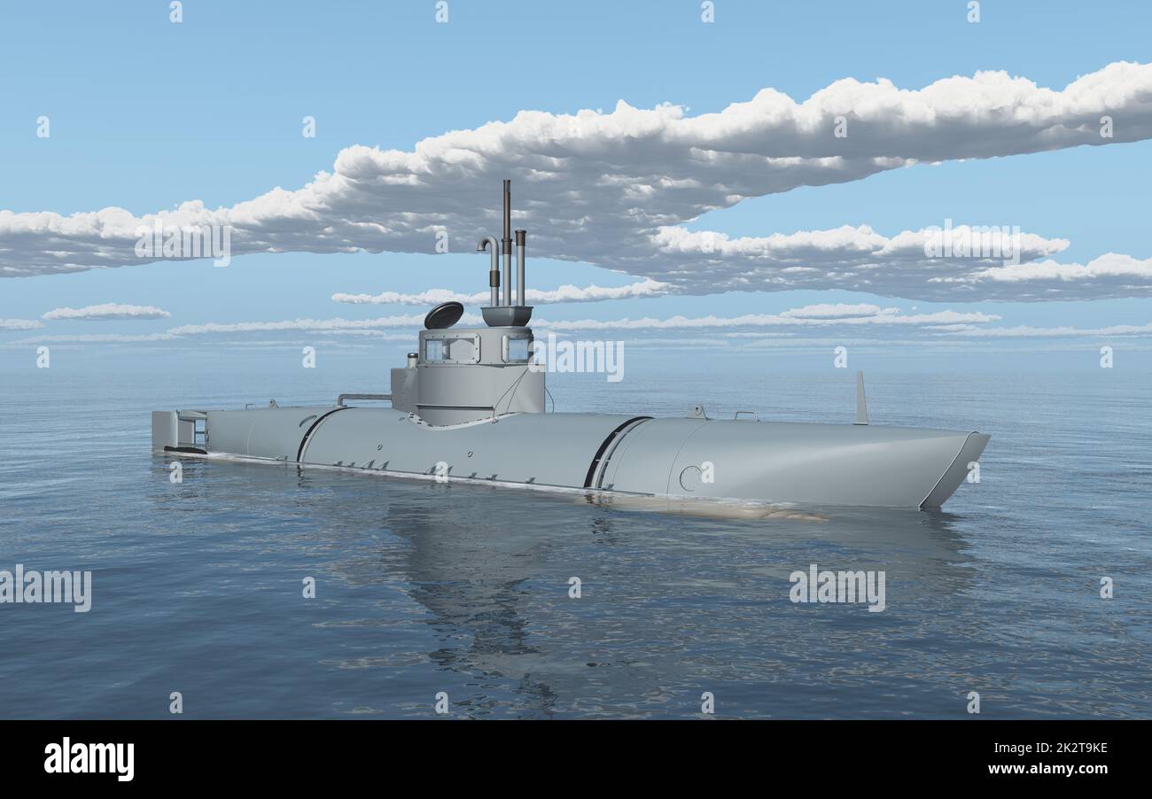 German mini submarine of World War II Stock Photo - Alamy