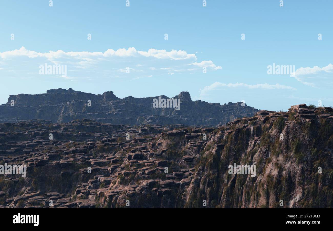 Rocky mountain landscape Stock Photo - Alamy
