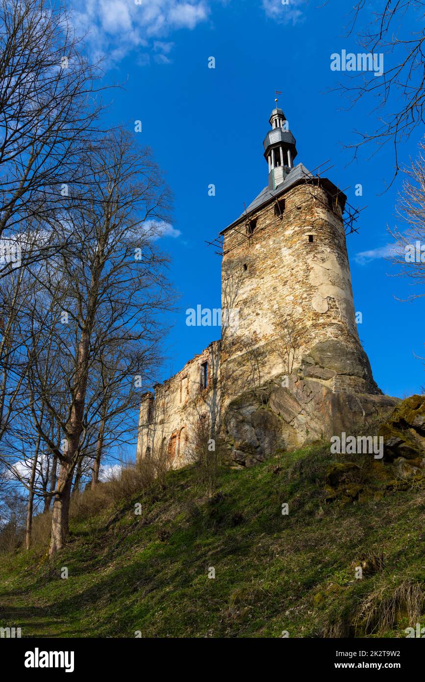 Hartenberg ruins, Western Bohemia, Czech Republic Stock Photo - Alamy