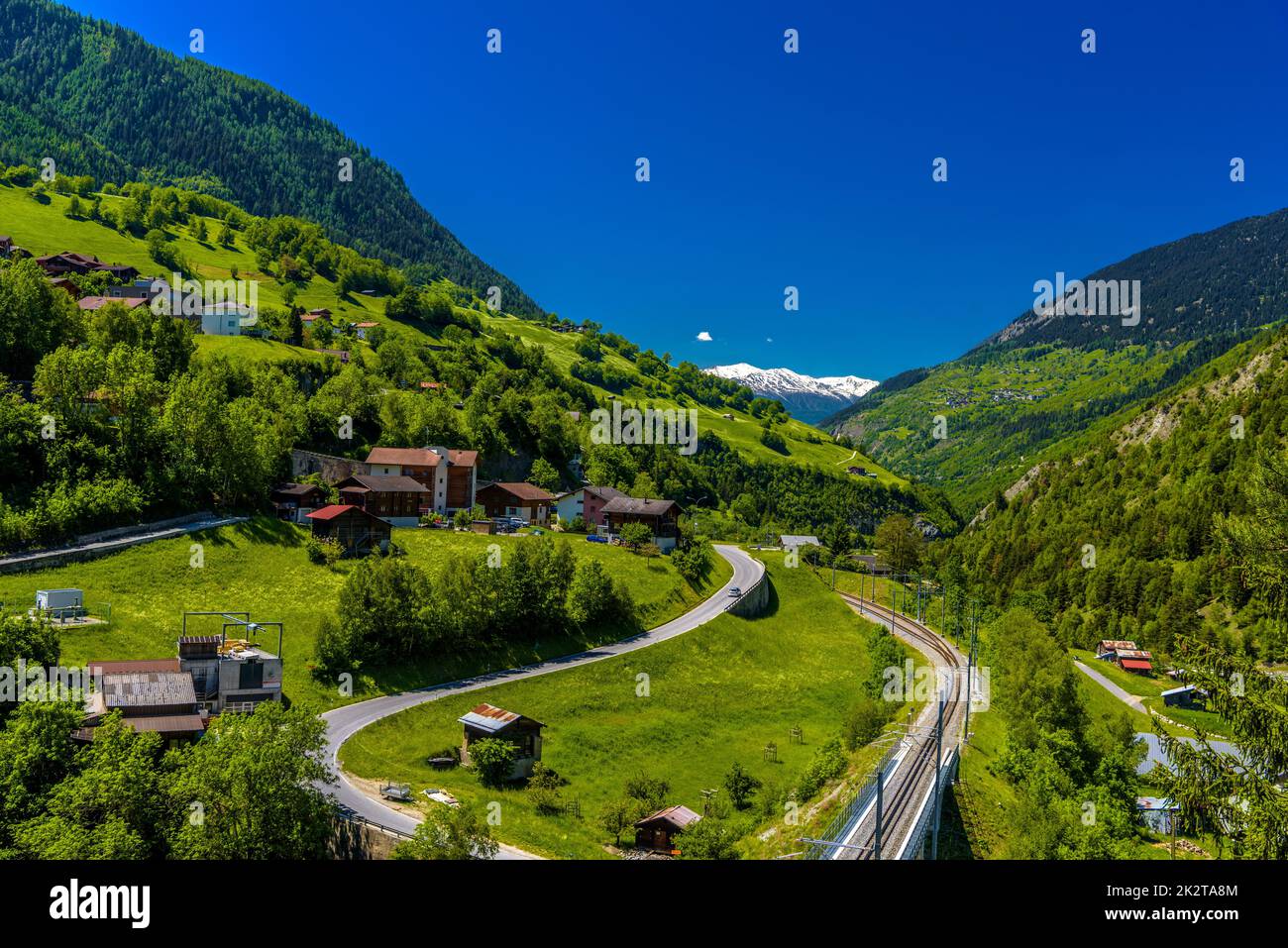 Switzerland tunnel railroad hi-res stock photography and images - Alamy